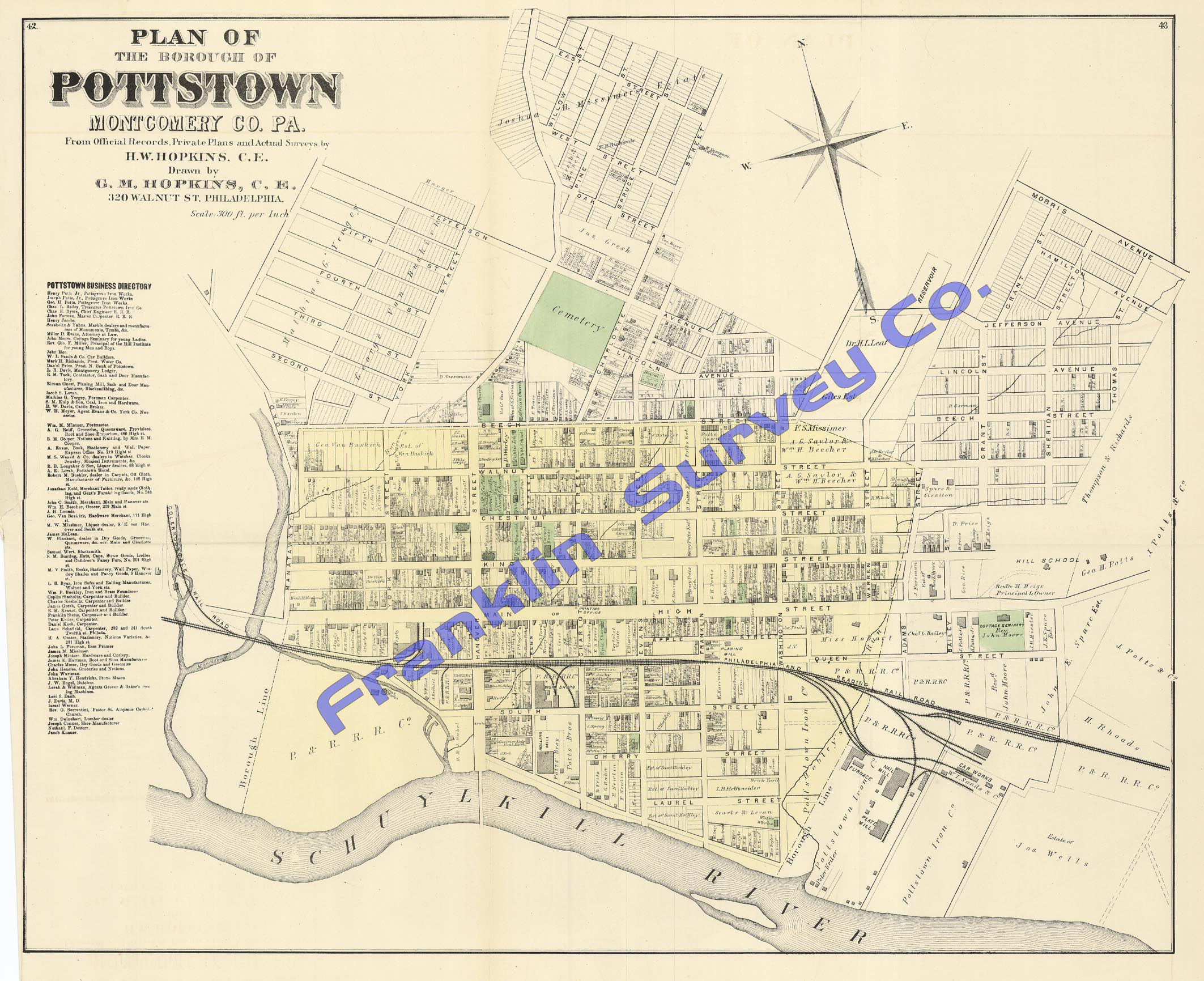 Andy's Antique Maps -1871 Montgomery